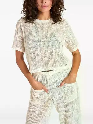 BANANA MOON Paiges Beachsoul Open-knit T-shirt