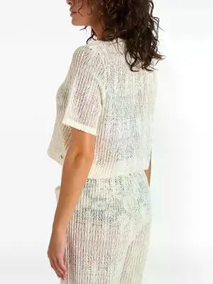 BANANA MOON Paiges Beachsoul Open-knit T-shirt