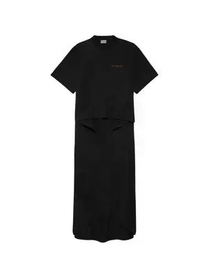 Balenciaga Logo-print Cape-back T-shirt