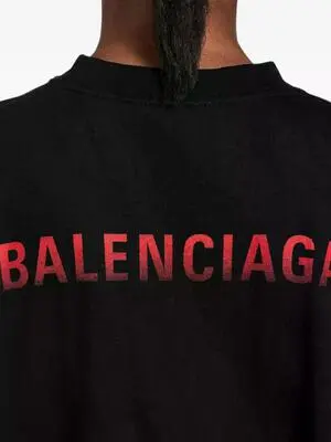 Balenciaga Logo-print Cape-back T-shirt