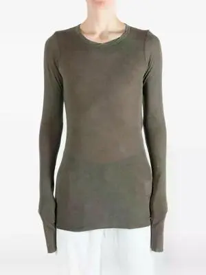 Rick Owens Raw-cut Long-sleeve T-shirt