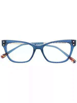 Missoni Cat-eye Frame Glasses - Blue