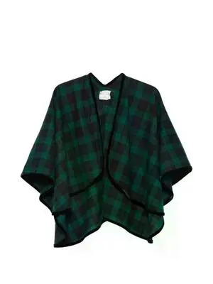 FORTE_FORTE Tartan Velvet-trim Scarf
