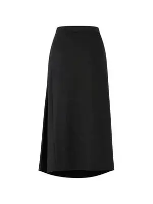 Alpha Studio Buckle-detail Wrap Midi Skirt - Black