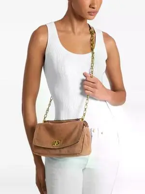 Michael Kors Bryant Small Suede Convertible Shoulder Bag
