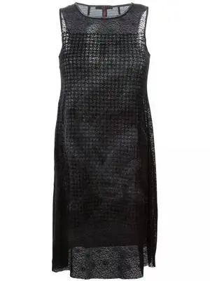 High Sleeveless Shift Dress