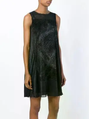 High Sleeveless Shift Dress