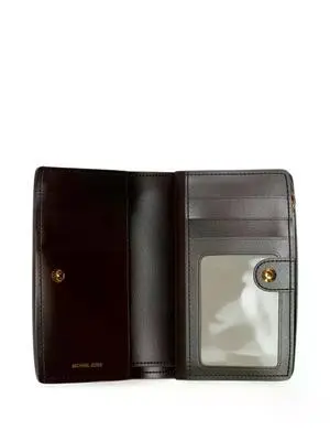 Michael Kors Logo-embossed Pebbled Leather Wallet
