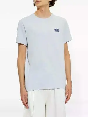 American Vintage Ykobow Logo-print T-shirt - Blue