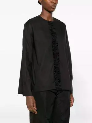 SUSANNE BOMMER Long-sleeve Ruffled Shirt