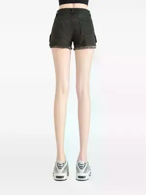 Rick Owens Distressed Denim Shorts