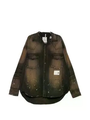 Mihara Yasuhiro Flatted Collar Denim Shirt