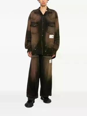 Mihara Yasuhiro Flatted Collar Denim Shirt
