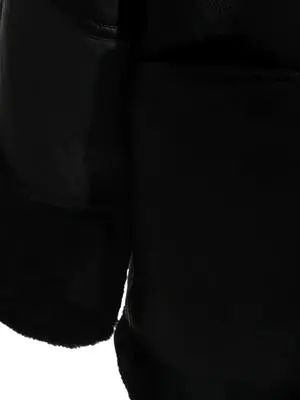 TOTEME Shearling-trimmed Leather Jacket