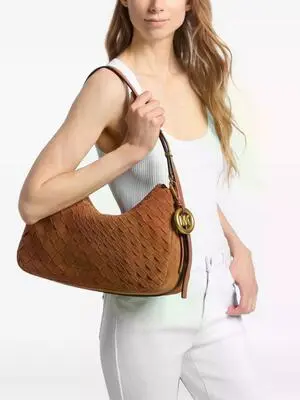 Michael Kors Woven Leather Shoulder Bag