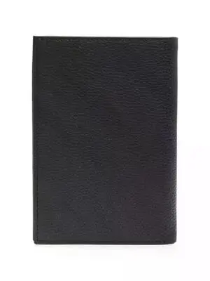 LANCEL Leon Grained Leather Wallet - Black