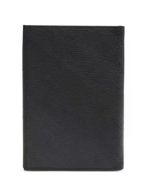 LANCEL Leon Grained Leather Wallet - Black