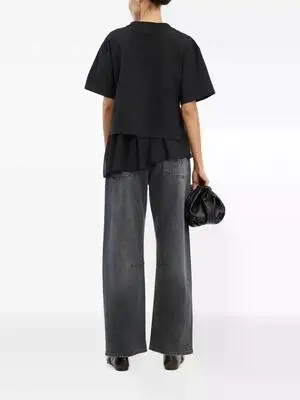 Munthe Vach Crystal-embellished Layered T-shirt