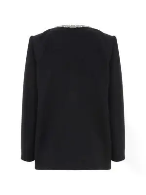 Valentino Garavani Decorated-collar Virgin Wool Jacket