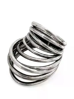 PANCONESI Orbit Multi-band Ring - Silver