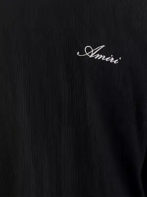 Amiri Wolf Print Logo Embroidered Sweater