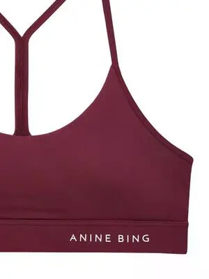 ANINE BING Eve Bra Burgundy