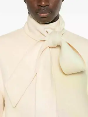 Zimmermann Valiant Pussy-bow Single-breasted Coat