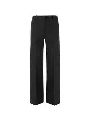 JIL SANDER Pressed-crease Trousers - Black