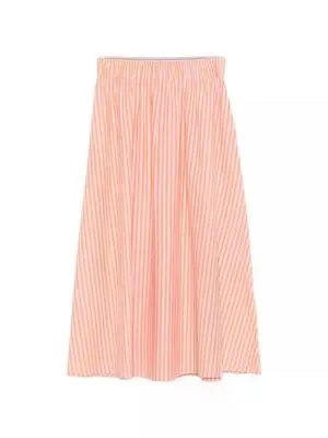 MAISON123 Brune Striped Midi Skirt - Pink