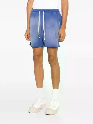 MOOJI MOOJI Aged-effect Drawstring Shorts