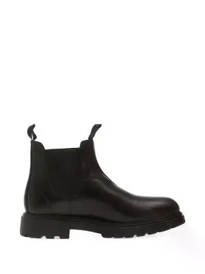Geox Spherica Ec7 B Elasticated-side Panel Boots - Black