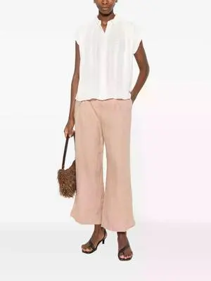 Maison123 Embroidered Sleeveless Shirt
