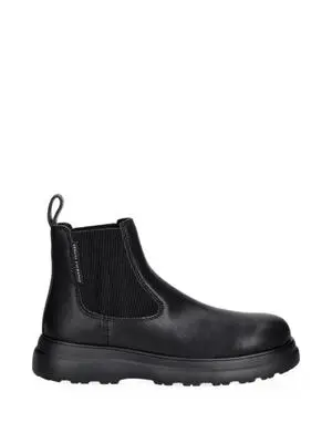 Armani Exchange Chunky-sole Chelsea Boots - Black