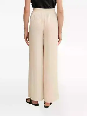 MORGAN Elasticated Palazzo Pants - Neutrals