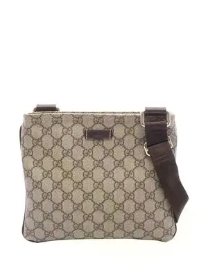 Gucci 2000-2015 Gg Supreme Crossbody Bag - Neutrals