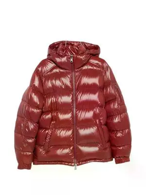 Herno Hooded Quilted Jacket - Red