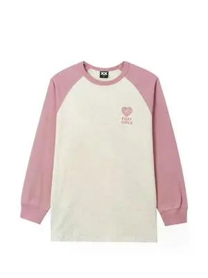 FINGERCROXX Raglan-sleeve T-shirt - Neutrals
