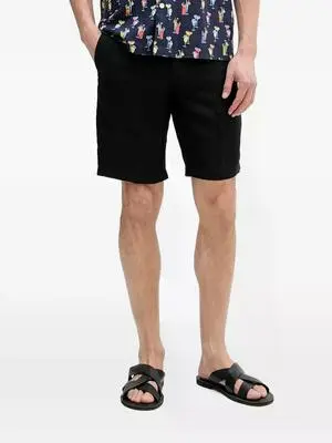 BENETTON Buttoned Bermuda Shorts - Black