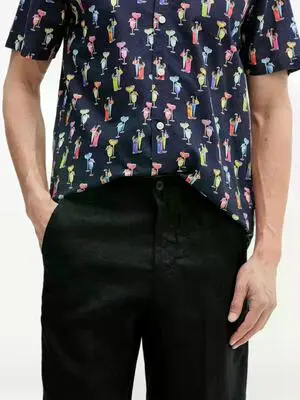 BENETTON Buttoned Bermuda Shorts