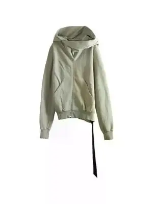 Rick Owens Asymmetric Zip-up Hoodie - Grey