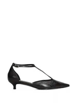 BIBI LOU Canna Pointed-toe T-bar Pumps - Brown