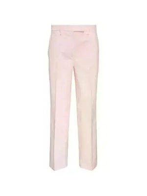 Thom Browne Rwb Stripe Pressed-crease Trousers - Pink