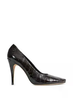 JUDE Jerry Crocodile-embossed Leather Pumps