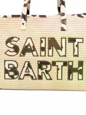MC2 SAINT BARTH Cow-print Beach Bag