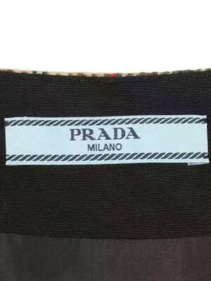 Prada 2010s Check-print Sleeveless Mini Dress