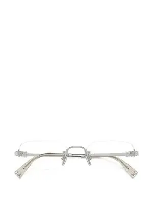 Miu Miu Rimless Rectangle-frame Sunglasses