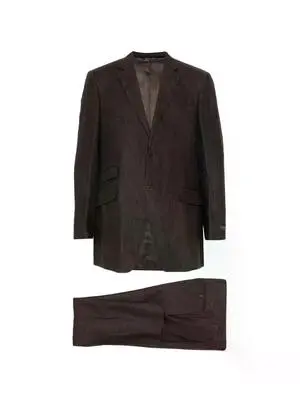 Canali Single-breasted Suit - Brown