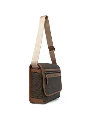 Michael Kors Monogram Print Messenger Bag