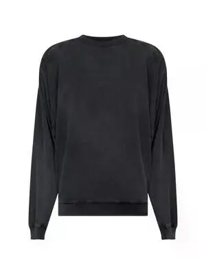 MUGLER Logo-print Sweatshirt - Black