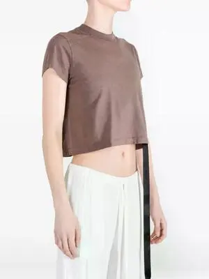 Rick Owens Hanging-strap Cropped T-shirt